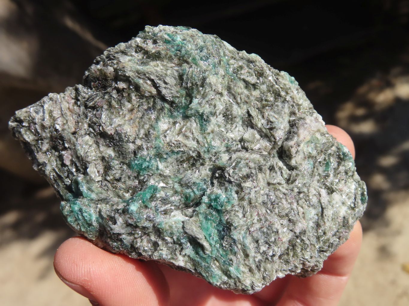 Natural Rare Emerald Mica In Matrix Cobbed Specimens x 6 From Mutoko ...
