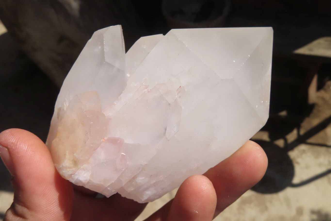 Natural Large Quartz Crystals x 6 From Madagascar – Toprock Gemstones ...