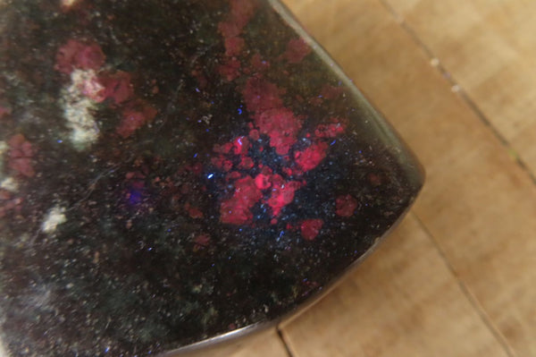 Polished Ruby Corundum in Chrome Verdite Free Forms x 6 From Zimbabwe ...