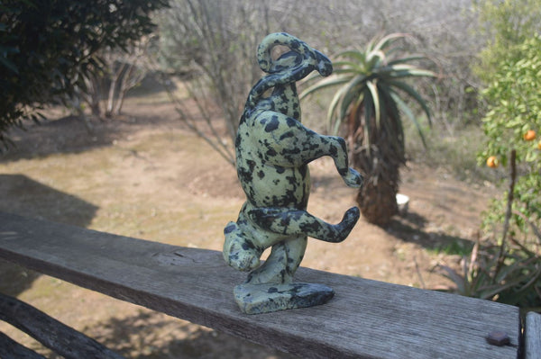 Polished Leopard Stone Leopard Carving x 1 From Zimbabwe | Toprock ...