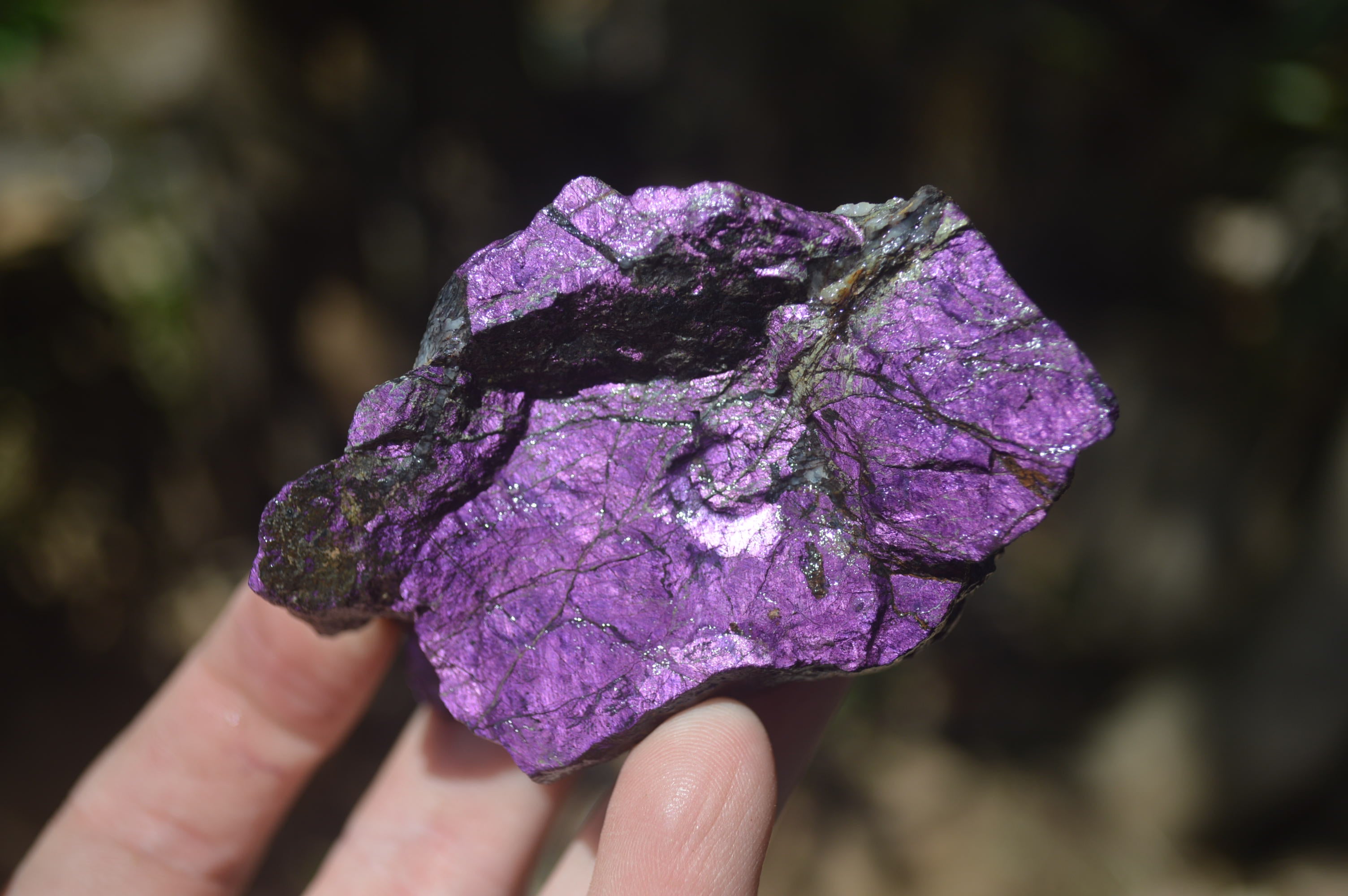 Natural Metallic Purpurite Cobbed Specimens x 13 From Erongo, Namibia ...