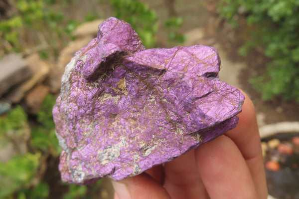 Natural Metallic Purpurite Cobbed Specimens x 12 From Erongo, Namibia ...