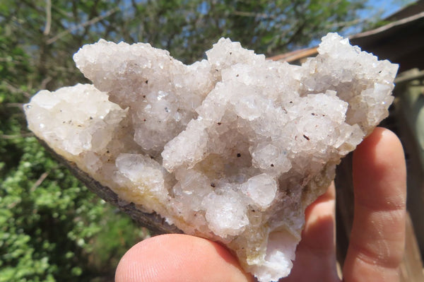 Natural Drusy Mountain Quartz Specimens x 6 From Alberts Mountain ...