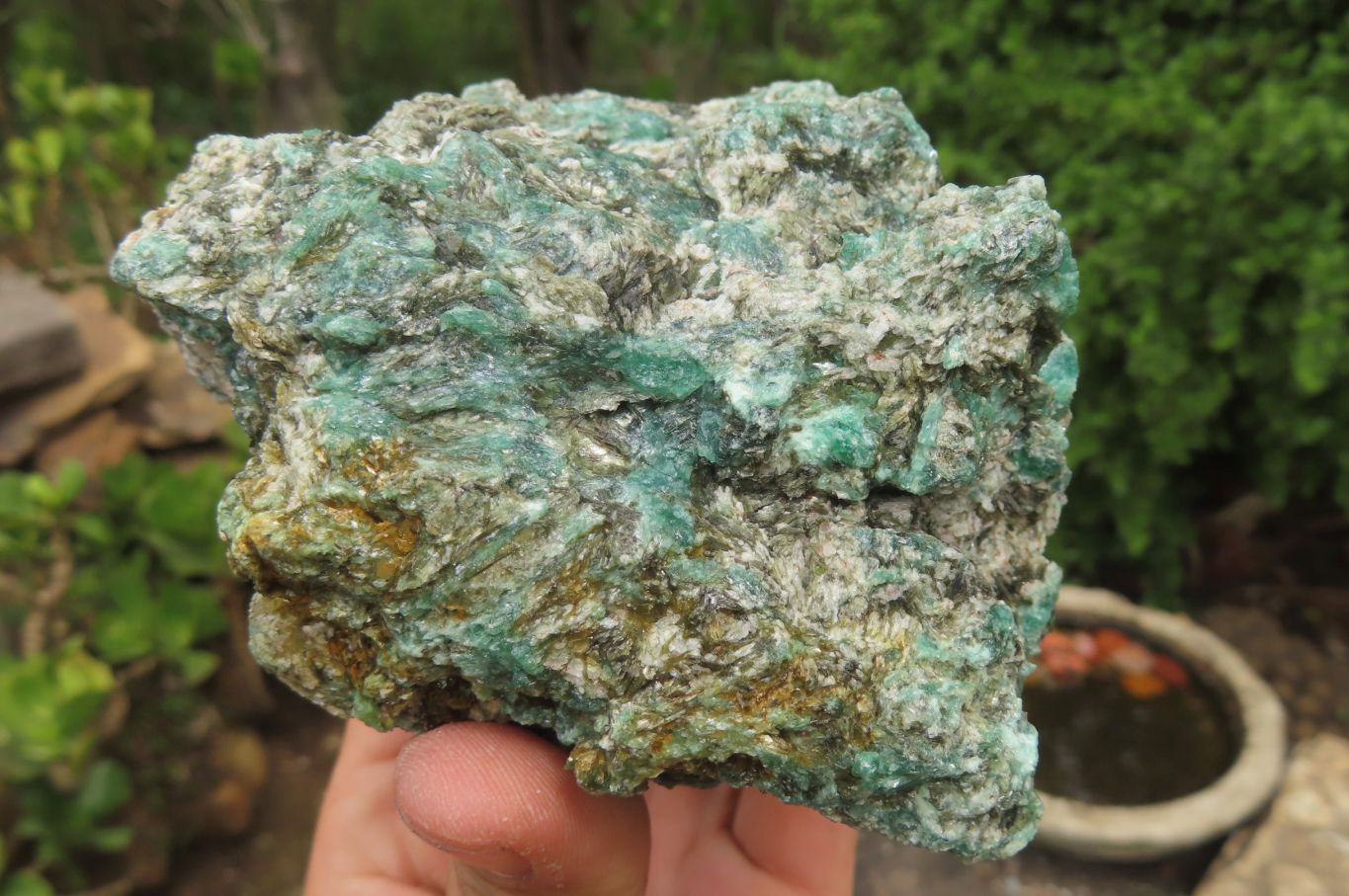 Natural Rare Emerald Mica In Matrix Cobbed Specimens x 4 From Mutoko ...