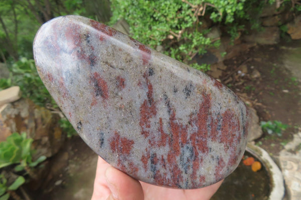 Polished Copper Sunstone Matrix Standing Free Forms x 2 From Madagascar ...