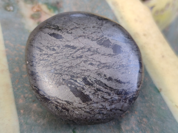 Polished Rare Pharaoh Stone Pyrite in Basalt Free Forms x 3 Iron Duke ...