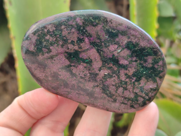 Polished Ruby Corundum In Chrome Verdite Free Forms x 6 From Zimbabwe ...