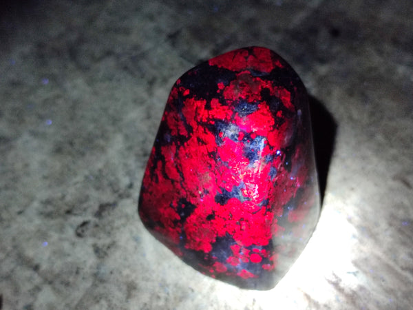 Polished Ruby Corundum In Chrome Verdite Standing Free Forms x 3 From ...