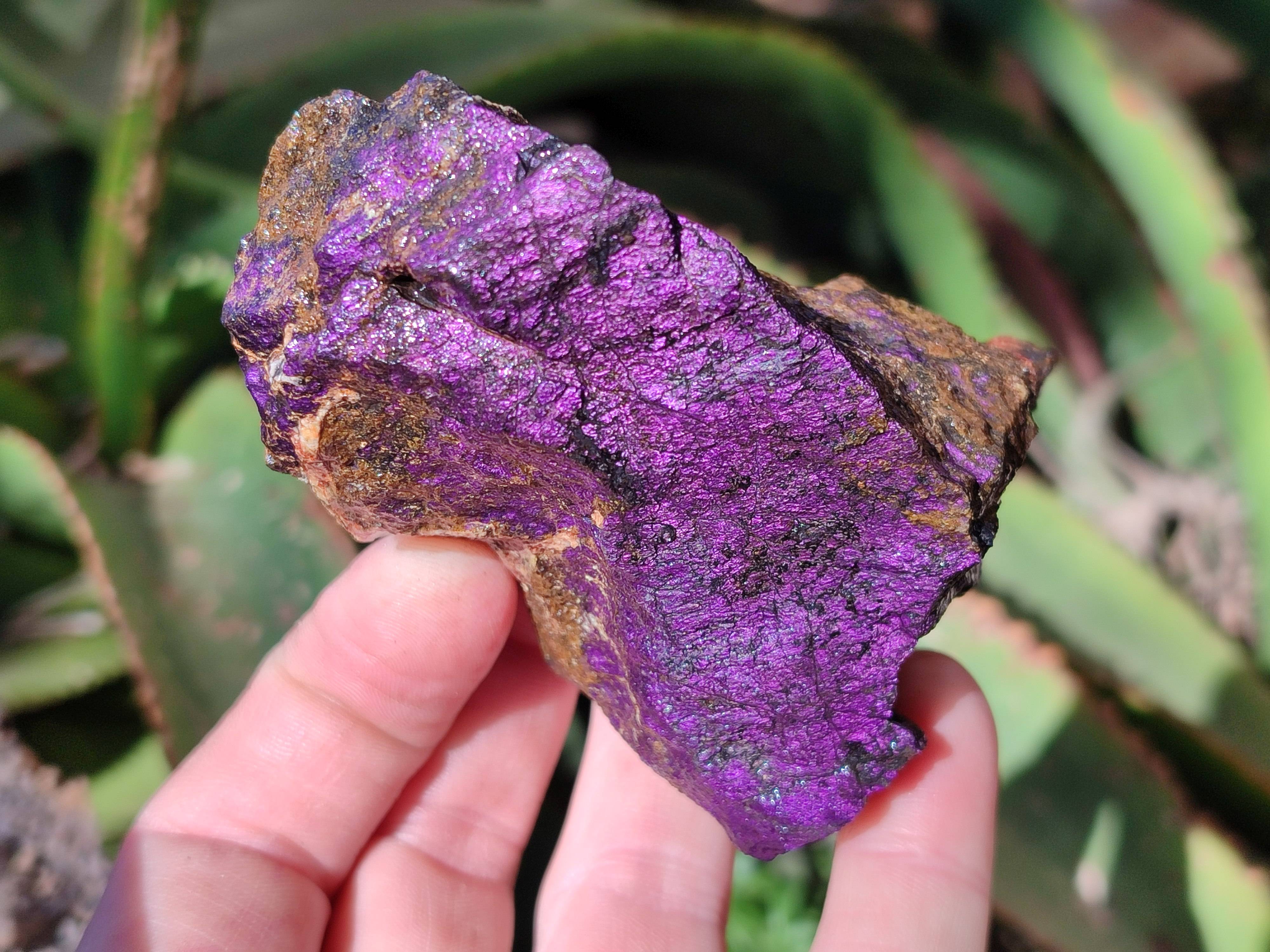 Natural Metallic Purpurite Specimens x 6 From Erongo, Namibia – Toprock ...