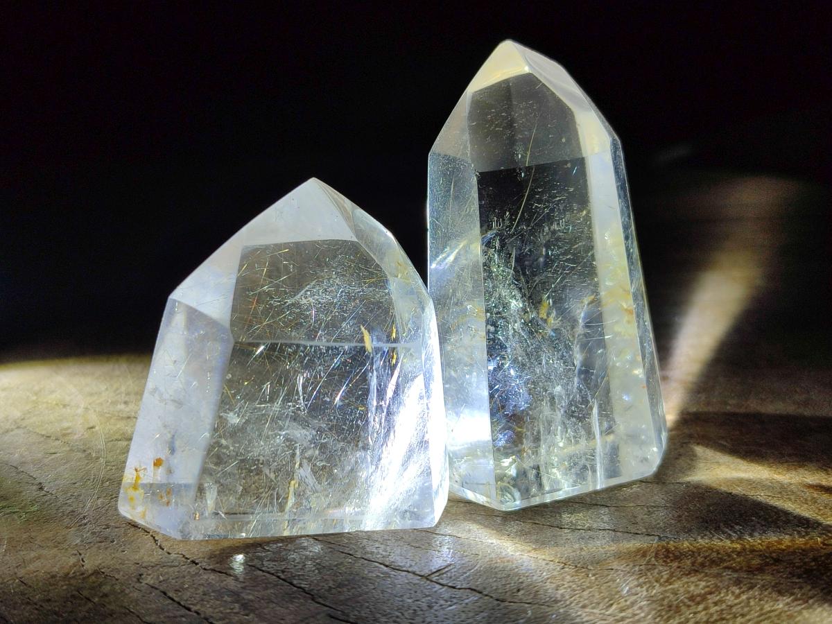 Polished Window Quartz Crystals and Sceptre x 6 From Madagascar ...