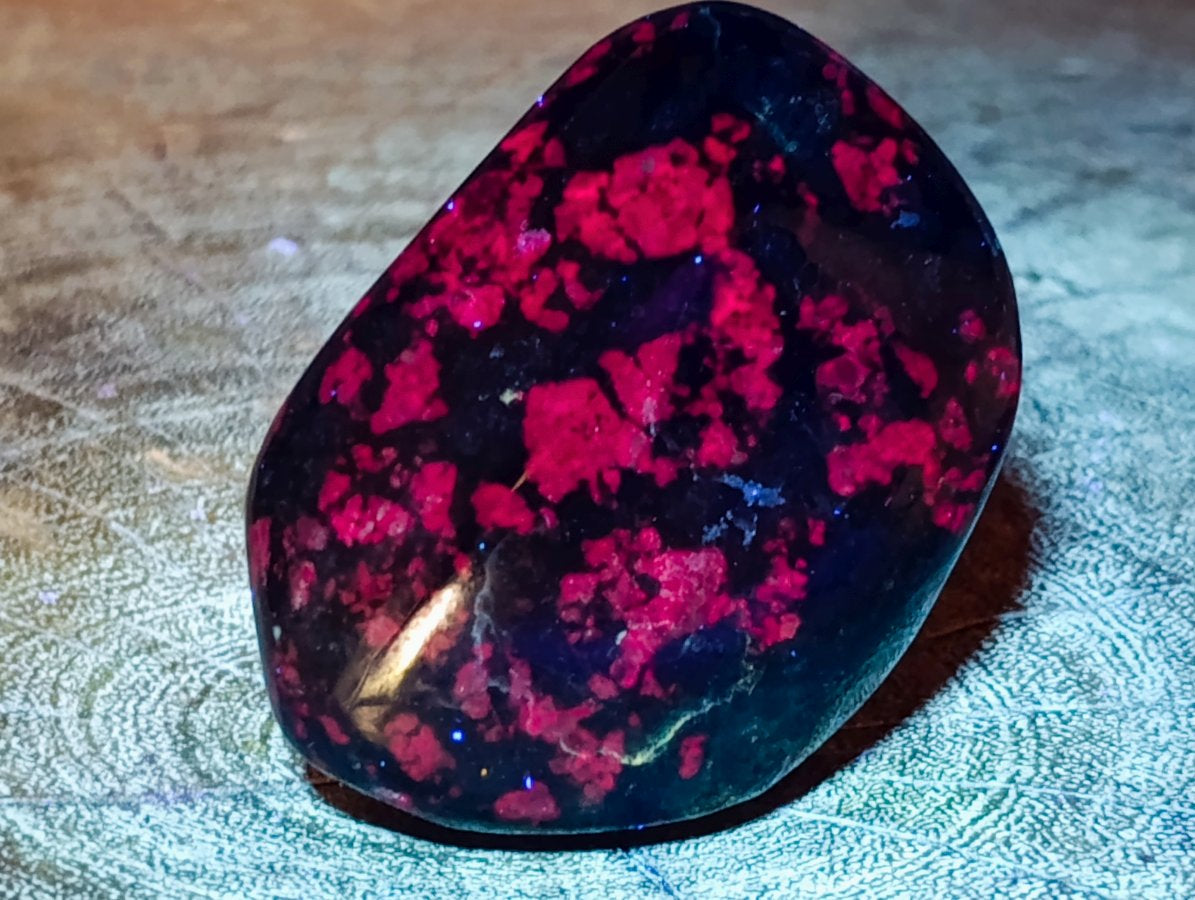 Polished Ruby Corundum In Chrome Verdite Free Forms x 6 From Mutoko, Z ...