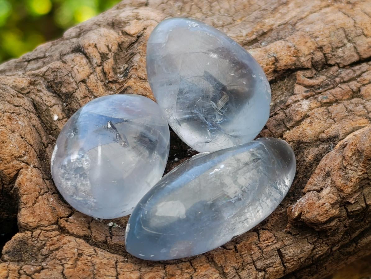 Polished Blue Celestite Free Form Crystals x 35 From Sakoany, Madagasc ...