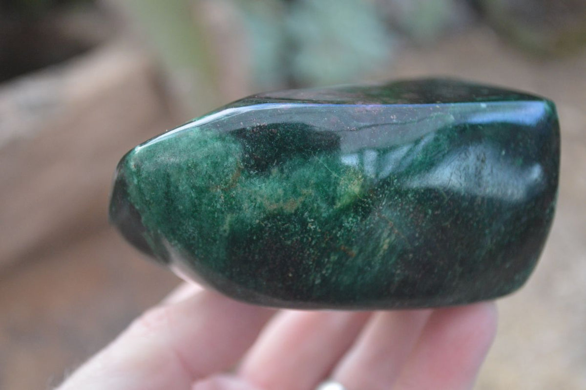 Polished Fluorescent Ruby Corundum In Chrome Verdite Free Forms x 3 ...