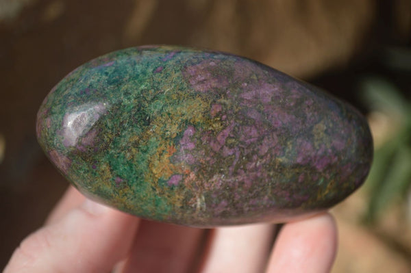 Polished Fluorescent Ruby Corundum In Chrome Verdite Free Forms x 7 ...