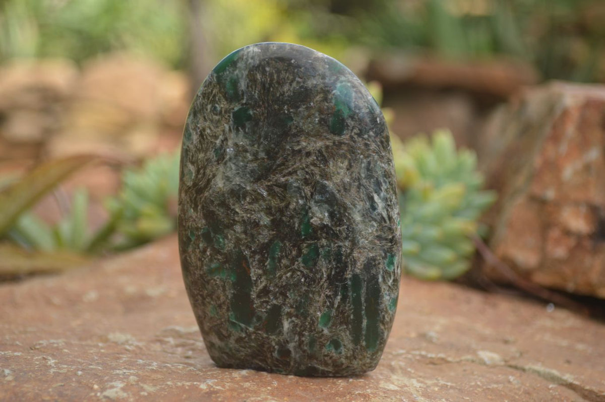 Polished Emerald In Matrix Standing Free Forms x 4 From Sandawana ...
