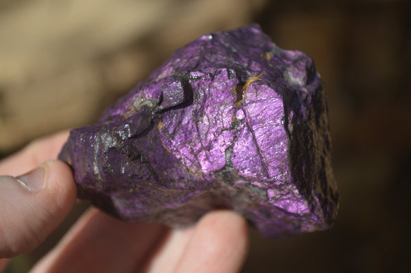 Natural Metallic Purpurite Cobbed Specimens x 12 From Erongo, Namibia ...