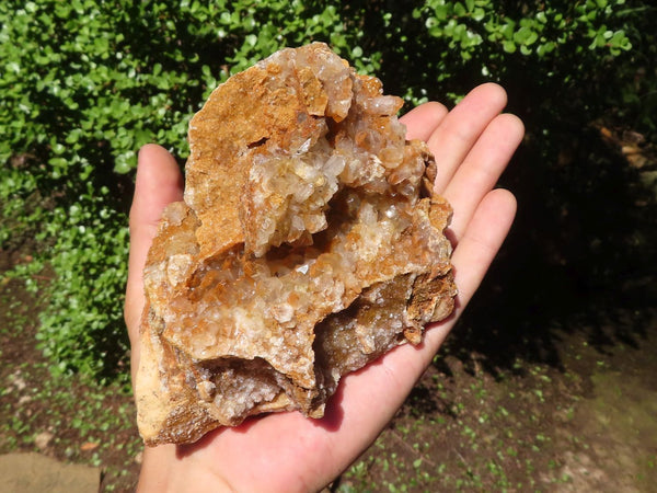 Natural Limonite Quartz Clusters x 5 From Solwezi, Zambia | Toprock ...
