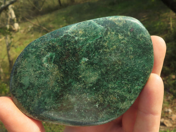 Polished Ruby Corundum In Chrome Verdite Standing Free Forms x 6 From ...