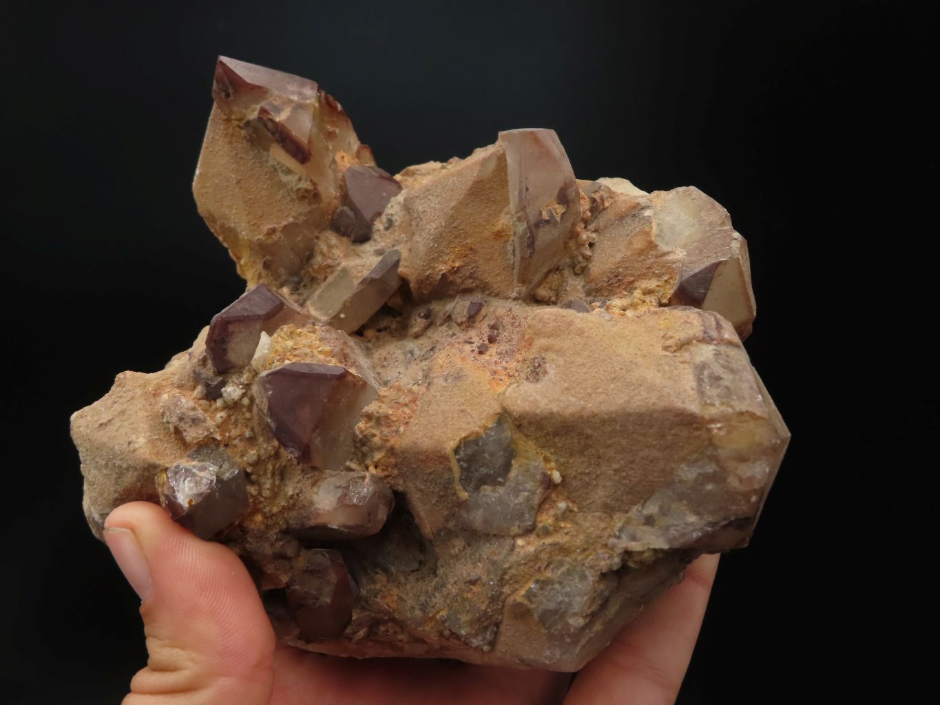 Natural Red Hematite Quartz Clusters x 2 From Zimbabwe – Toprock ...