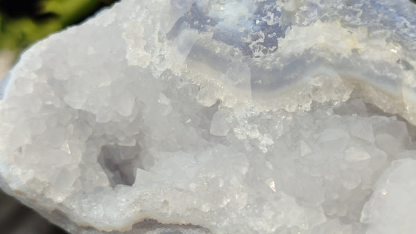 Natural Etched Blue Chalcedony Specimens x 3 From Nsanje, Malawi ...