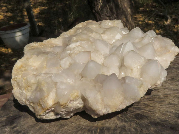 Natural Stunning Large White Quartz Cluster x 1 From Mandrosonoro ...