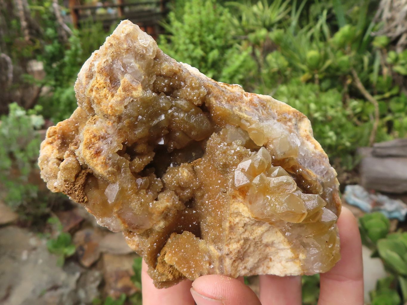 Natural Limonite Quartz Clusters x 12 From Solwezi, Zambia – Toprock ...