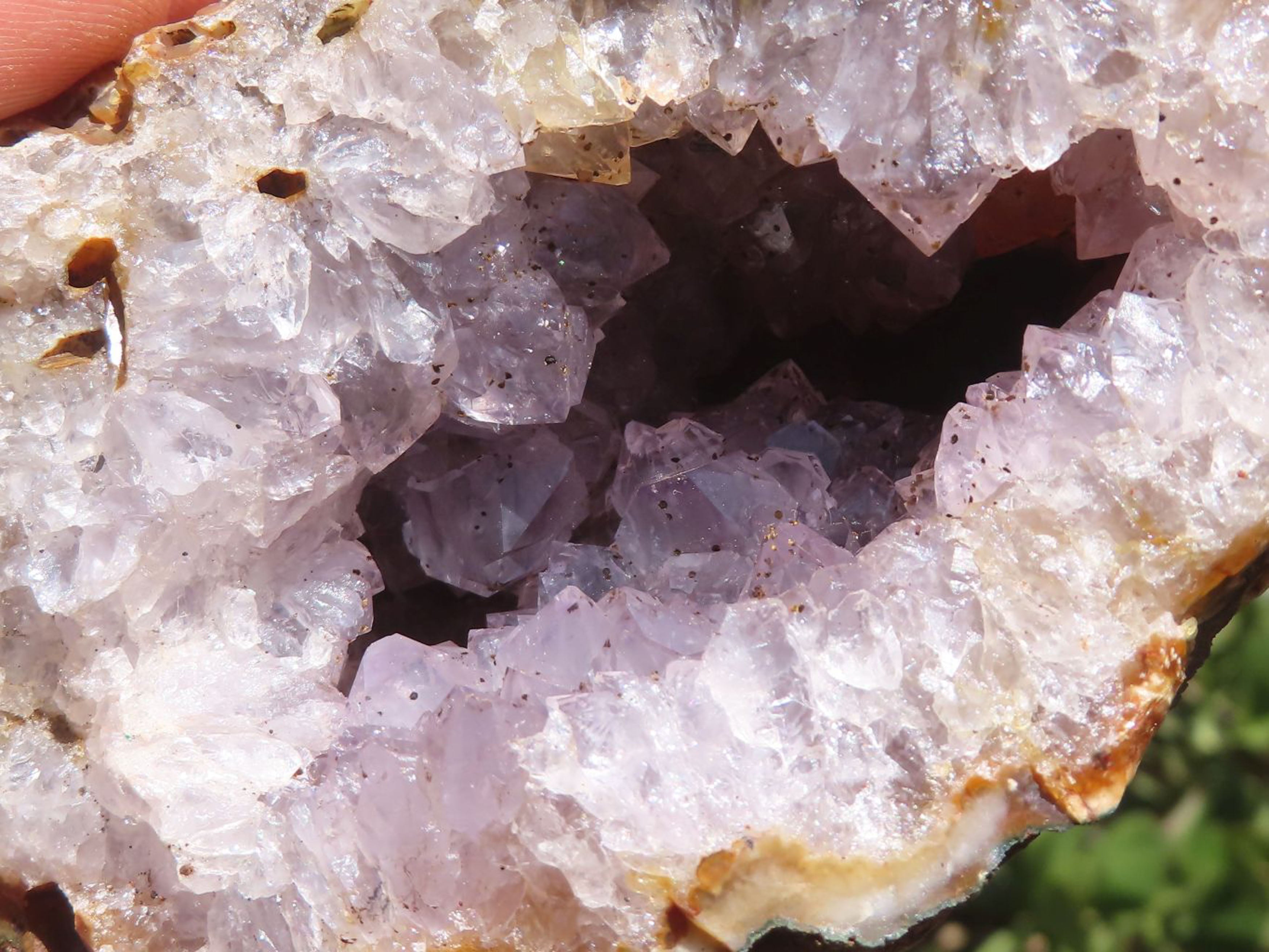Natural Crystal Centred Agate Geodes x 4 From Zululand, South Africa ...