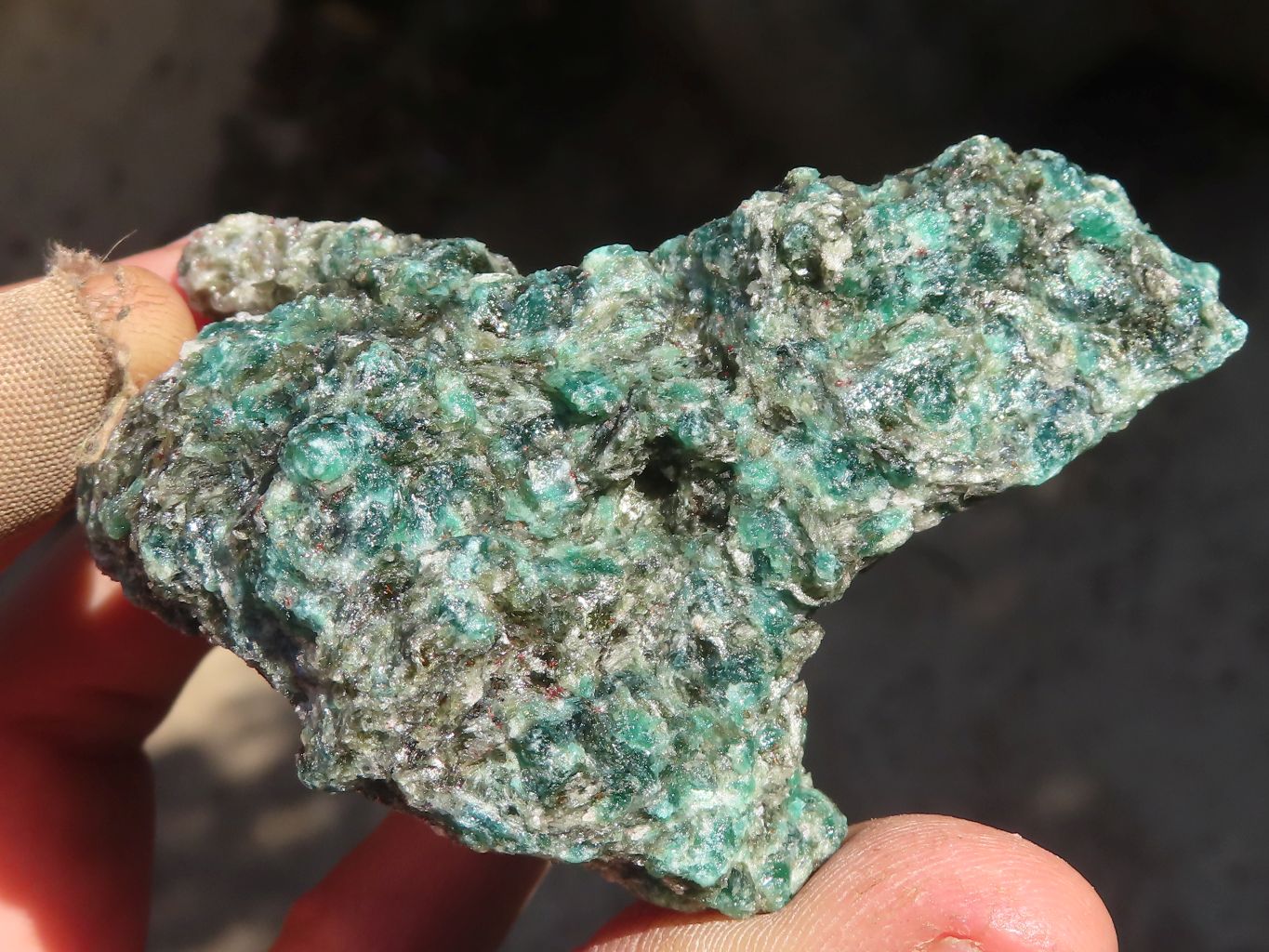 Natural Rare Emerald Mica In Matrix Cobbed Specimens x 6 From Mutoko ...