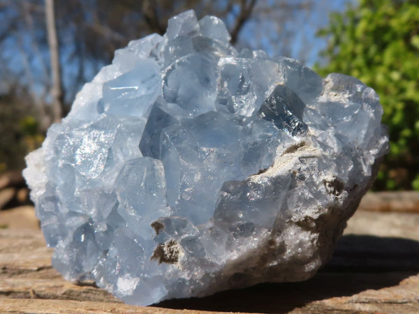 Natural Blue Celestite Crystal Specimens x 6 From Sakoany, Madagascar ...