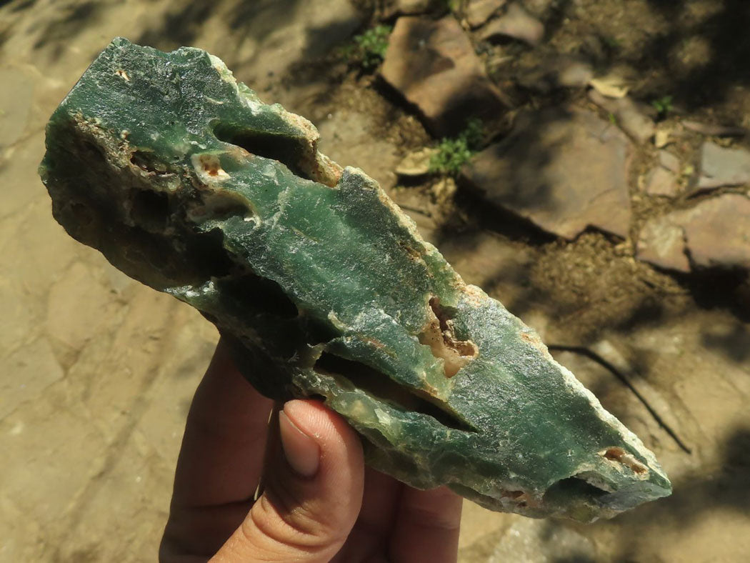 Natural Rough Green Mtorolite Specimens x 4 From Zimbabwe | Toprock ...