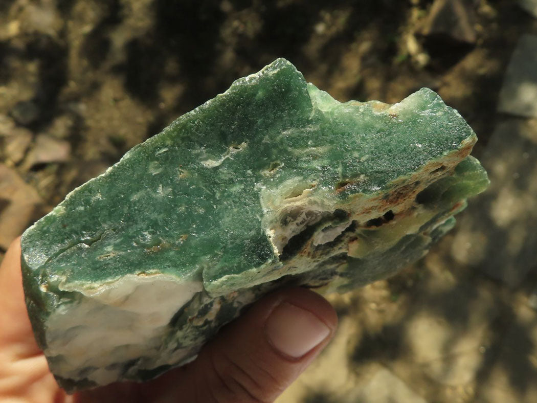 Natural Rough Green Mtorolite Specimens x 4 From Zimbabwe | Toprock ...