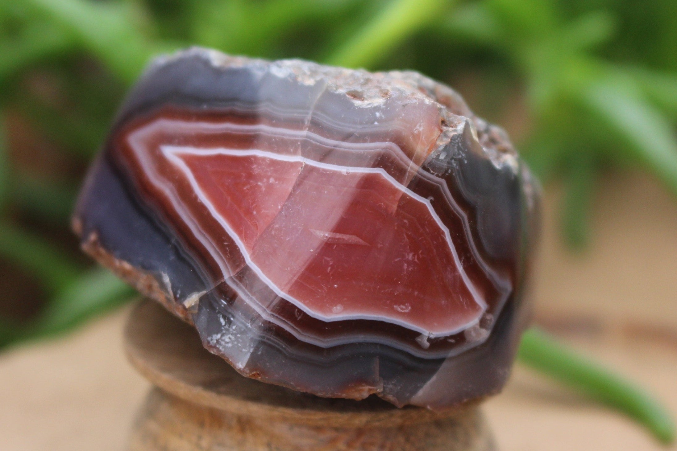 Polished One Sided Red Shashe River Agate Nodules - sold per 1 Kg - fr ...