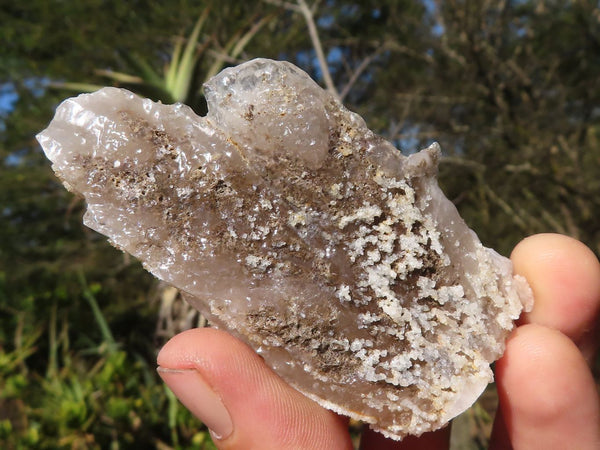 Natural Drusy Quartz Coated Calcite Crystals x 12 From Alberts Mountain ...