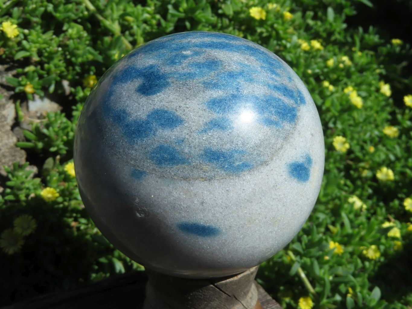 Polished Blue Spotted Spinel Spheres x 2 From Madagascar – Toprock ...