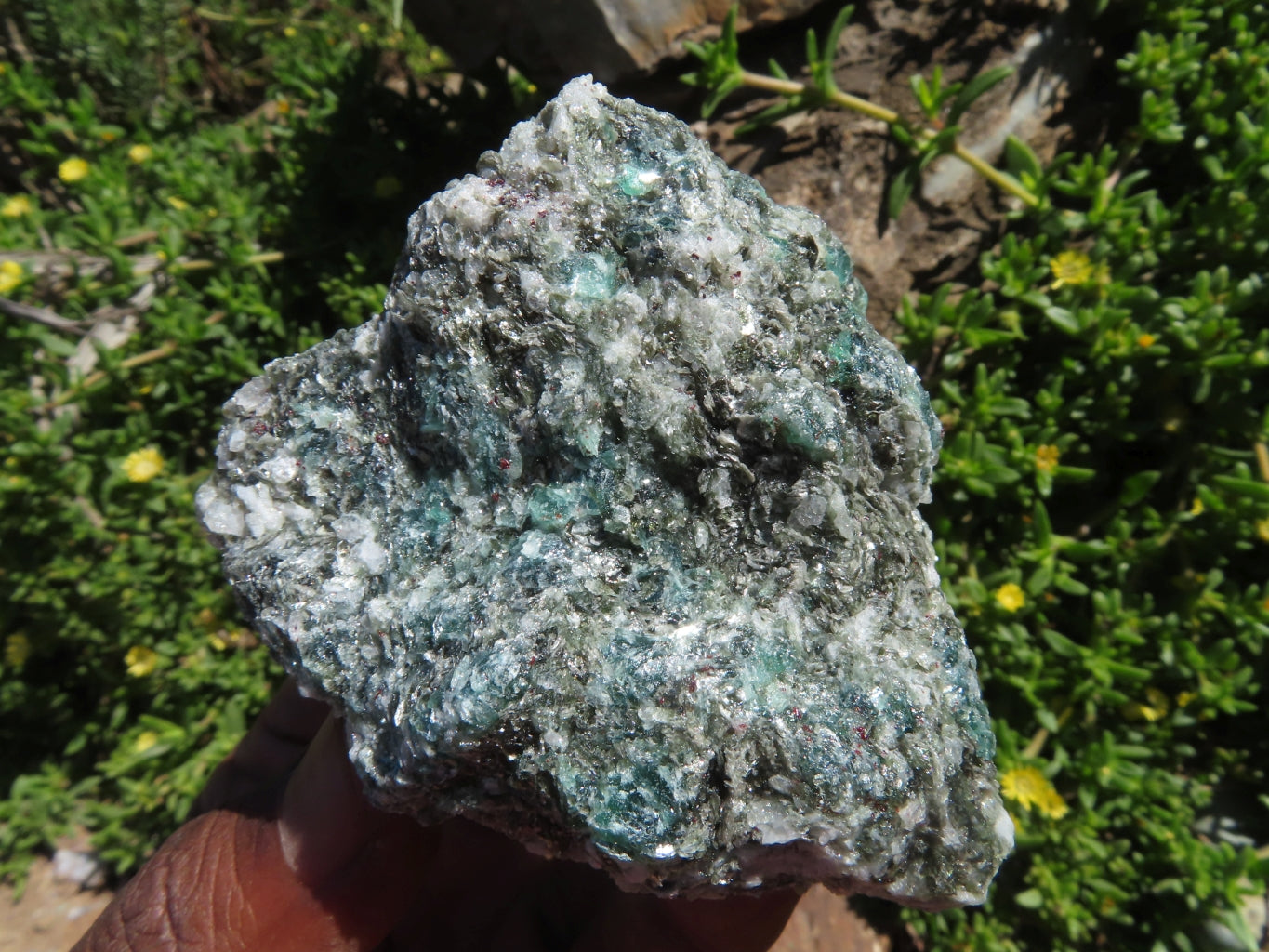 Natural Emerald Mica In Matrix Cobbed Specimens x 6 From Mutoko, Zimba ...
